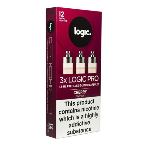 Logic Pro Capsules Cherry 12mg — Vapes United