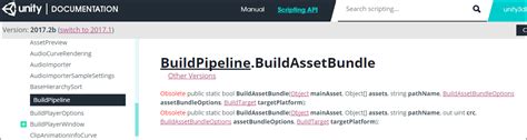 don t make buildpipeline buildassetbundle obsolete news and general