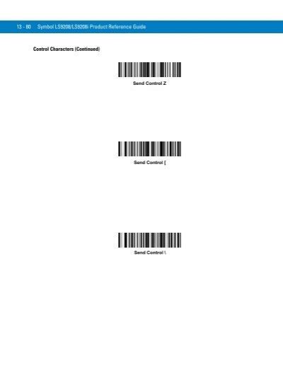 13 80 Symbol Ls9208 Ls9