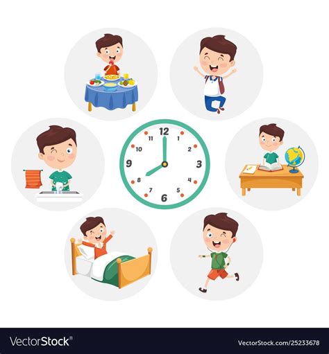 Daily routine картинки для детей