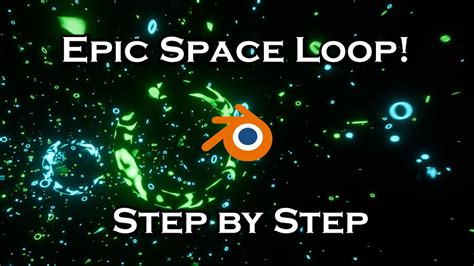 Easy Sci Fi Neon Particles Loop Blender Tutorial Youtube