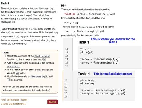 Matlab Fundamentals Please Show Complete Solution Task 1 Hint The New