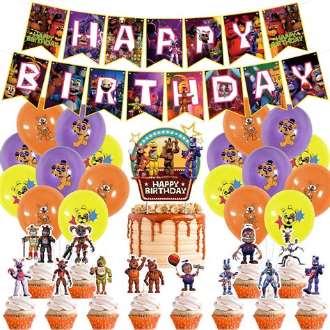 Freddys Birthday Party Decorations 5 Nights Decorations Include