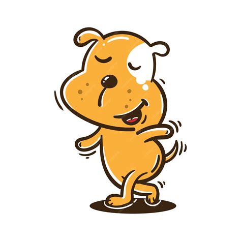 Premium Vector Illustration Cute Cartoon Walking