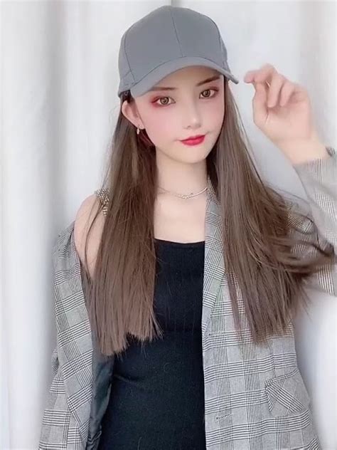 모자 티안나는 통가발 생머리 티안나는 긴머리 가발 머리 탈모 Youtube