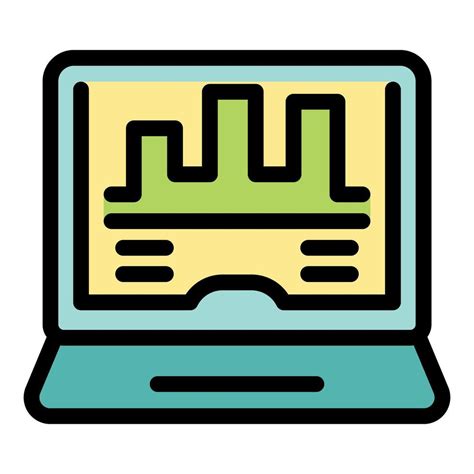 Laptop Showing Statistical Graph For Business Analysis 50490537 Vector Art At Vecteezy
