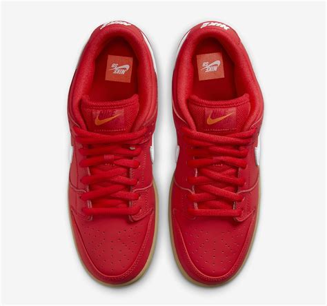 Nike Sb Dunk Low University Red Gum Fj1674 600