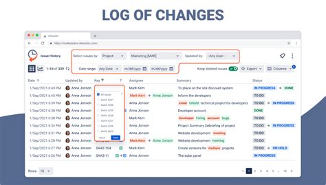Issue History For Jira Atlassian Marketplace