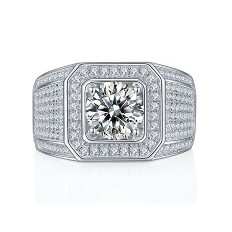 Moissanite Men Ring Wholesale Jewelry Usa