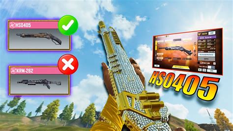 THAT S WHY HS0405 BETTER THAN KRM 262 USING 1 SHOT HS0405 GUNSMITH
