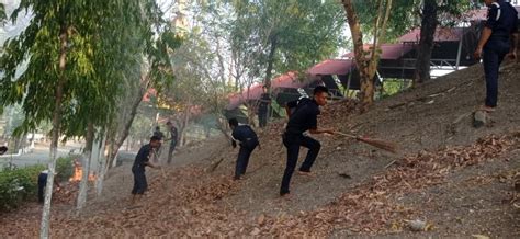 ရွှေတောင်မြို့နယ် မီးသတ်ဦးစီးမှူးရုံးရှိတပ်ဖွဲ့ဝင်များနှင့်မိသားစုဝင်မ