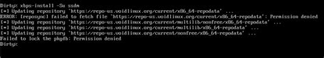 How Do I Reliably Install Void Linux I Am Following The Handbook But