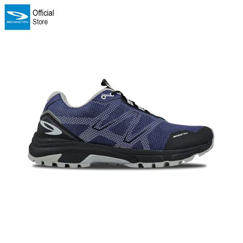Jual 910 Nineten YUZA Sepatu Trail Running NAVY HITAM ABU ABU