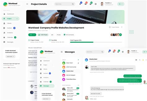 Download Workload Project Management Admin Dashboard Ui Elements Ui