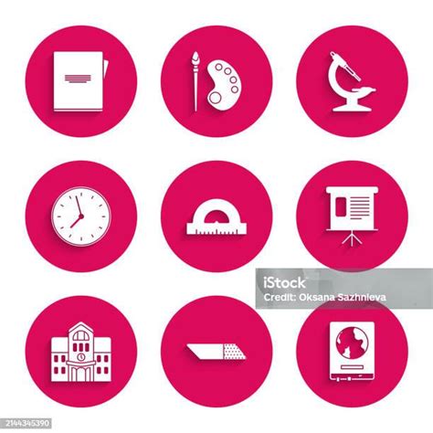 Set Protractor Grid For Measuring Degrees Presentation Financial With