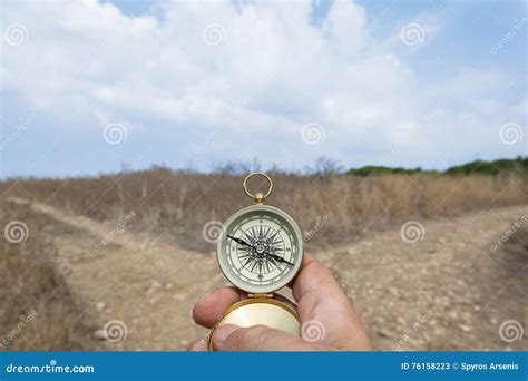 Which Road Stock Image Image Of Exploration Compass 76158223