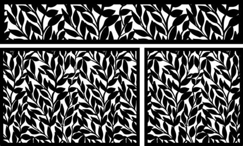 Laser Cut Leaf Pattern Vector Art Icons And Graphics For Free Download