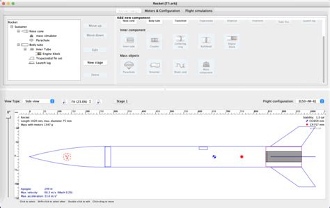 OpenRocket Simulator Rocket Design Flight Simulation And Motor Performance CARE Space IT