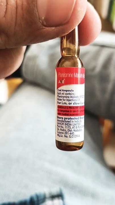Review On Avil Injection💊 Sanofi Ytshorts Viral Medical Knowledge
