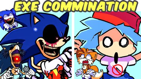 Friday Night Funkin VS Sonic EXE Commination VS Lord X VS Starved VS