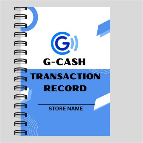 GCASH NOTEBOOK TRANSACTION RECORD Lazada PH