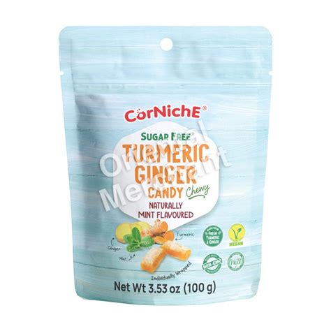 Corniche Ginger Candies With Mint 100gr