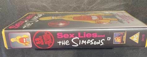 The Simpsons Sex Lies And The Simpsons Animated Vhssur 1998 Rare