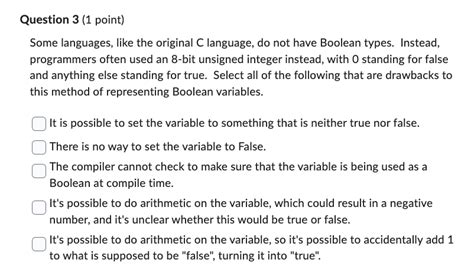 Solved Some Languages Like The Original C Language Do Not Chegg Com