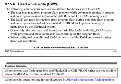 Solved Can D Flash Erase Flexram Emulating Eeprom？ Nxp Community