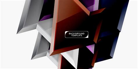 3d 효과 추상적 인 배경 템플릿을 가진 최소한의 기하학적 삼각형 0명에 대한 스톡 벡터 아트 및 기타 이미지 0명 공학 디자인 Istock