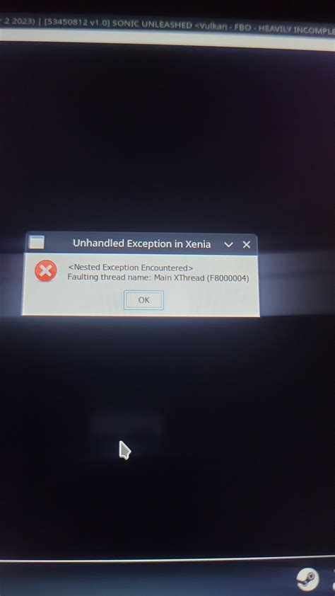 How Do I Fix This Error On Steam Deck Xenia Canary Rxenia