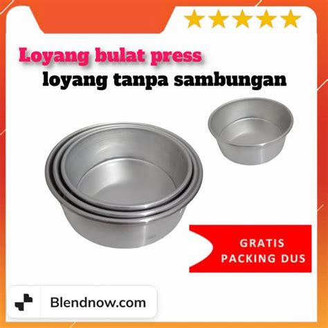 Jual Loyang Press Tanpa Sambungan Loyang Anti Lengket Aluminium Prees
