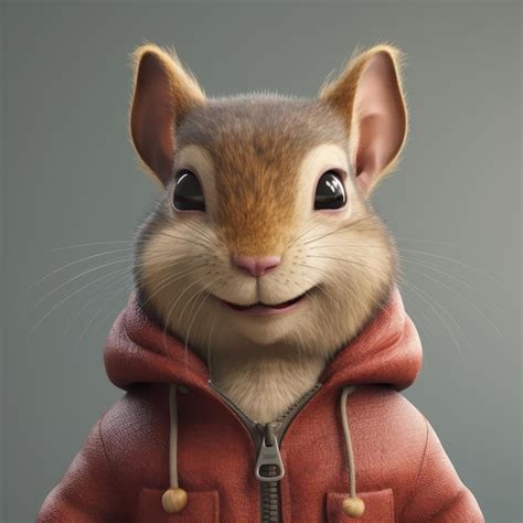 Cartoon Squirrel With Glasses At Connie Kennedy Blog