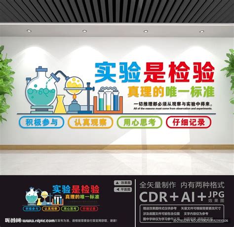 实验室文化墙设计图展板模板广告设计设计图库昵图网