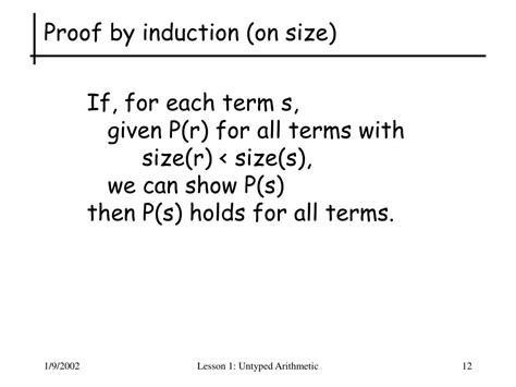 Ppt Lesson 1 Untyped Arithmetic Expressions Powerpoint Presentation