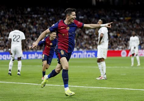 Lewandowski Bohaterem El Clasico Barcelona Wysoko Wygrała