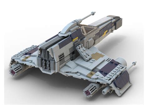 Lego Moc E Wing Escort Starfighter Legendary Edition By Comradekatya