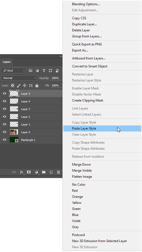 How To Apply And Copy Layer Styles In Adobe Photoshop Webucator