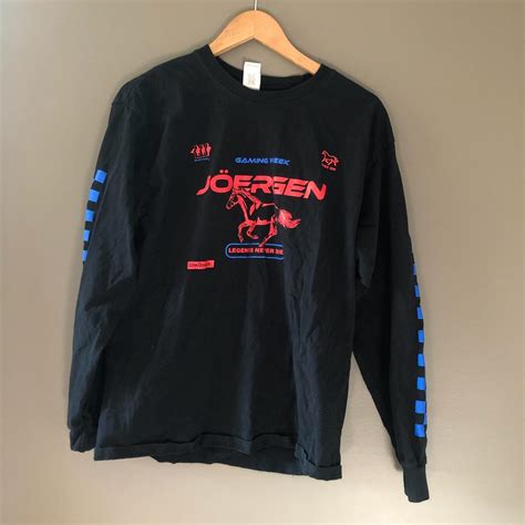Pewdiepie Merch Jöergen Gaming Week Long Sleeve Depop