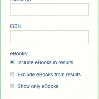 An Example Of A Deep Web Query Interface Download Scientific Diagram