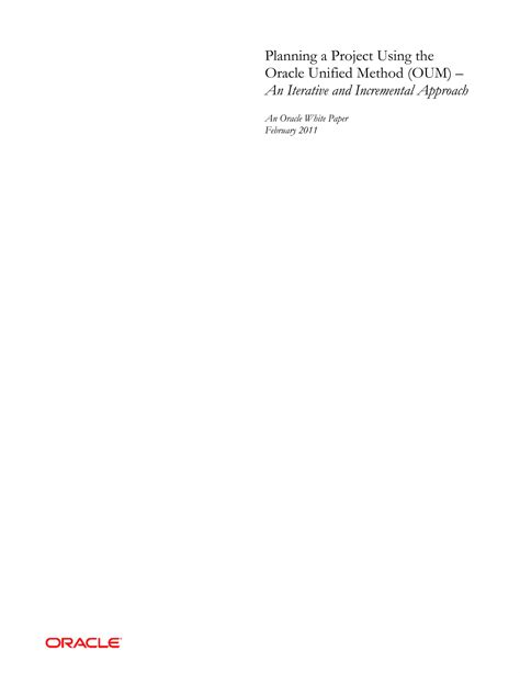 Oracle Unified Method Pdf Computer Software And Applications Computing