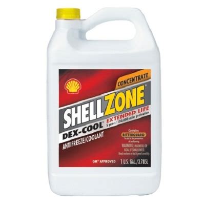 SHELLZONE Dex-Cool Антифриз-концентрат красный - Антифриз
