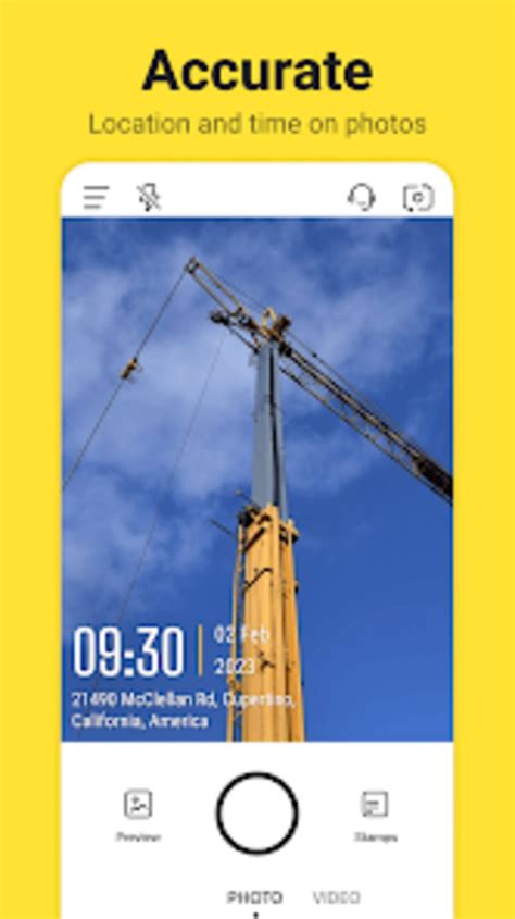 Time Camera Timestamp Camera для Android Скачать