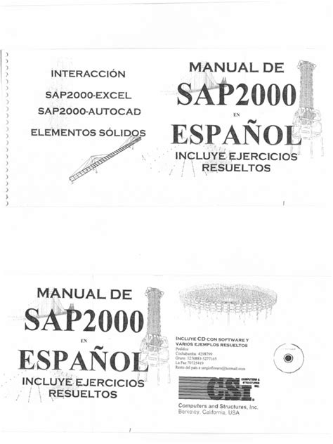 Manual De Sap 2000 En Espanol Pdf