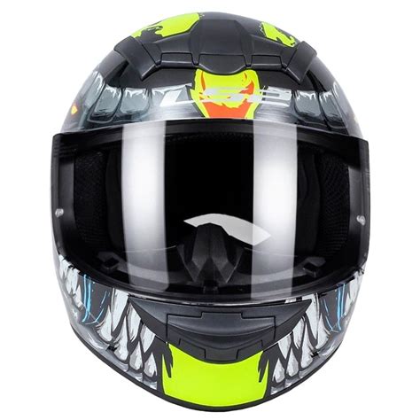 Casco Cerrado Ls2 Rookie Fly Demon Ngo Mate Ama Fluo Ff352 Jabs Moto
