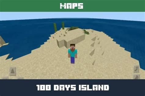 Download 100 Days Island Map Minecraft Bedrock Mcpedl