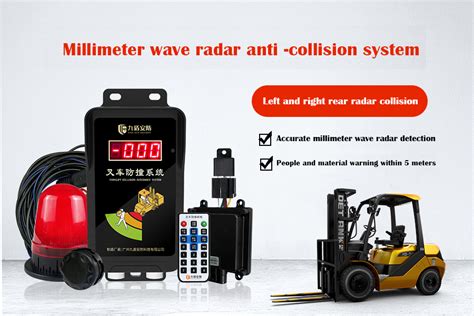 Millimeter Wave Radar Dectection Forklift Anti Collision System