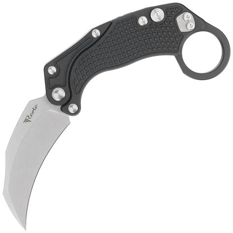 Reate Knife Exo K Gravity Karambit Black Aluminium Stonewashed N690
