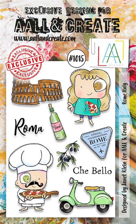 Stamp Set A6 Rome Italy Aall Tp 1015 Craftlines B V