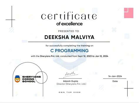Deeksha Malviya On Linkedin Im Thrilled To Announce That Ive Successfully Completed My